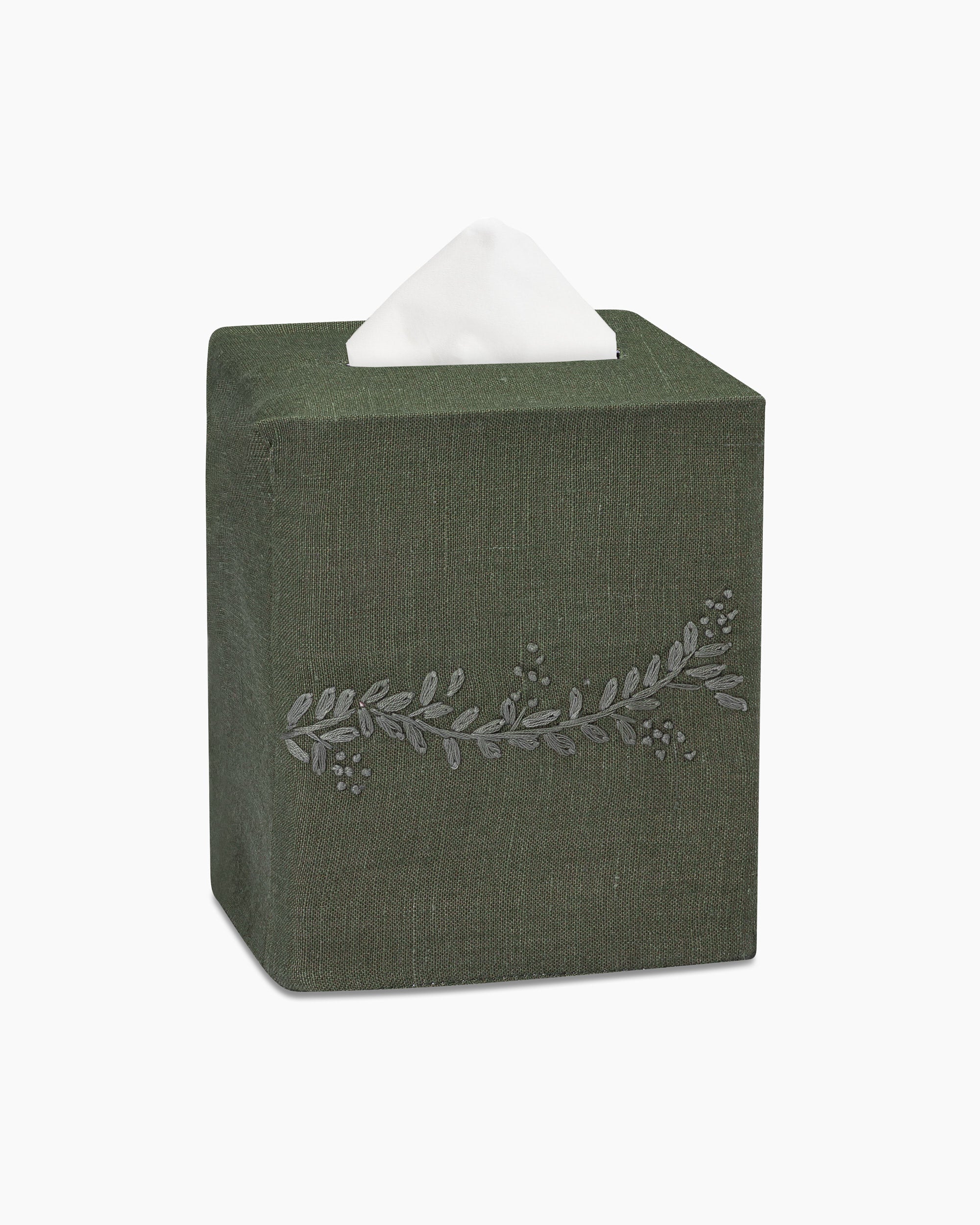 Prism Vine Linen Square Tissue Box Cover – Henry Handwork
